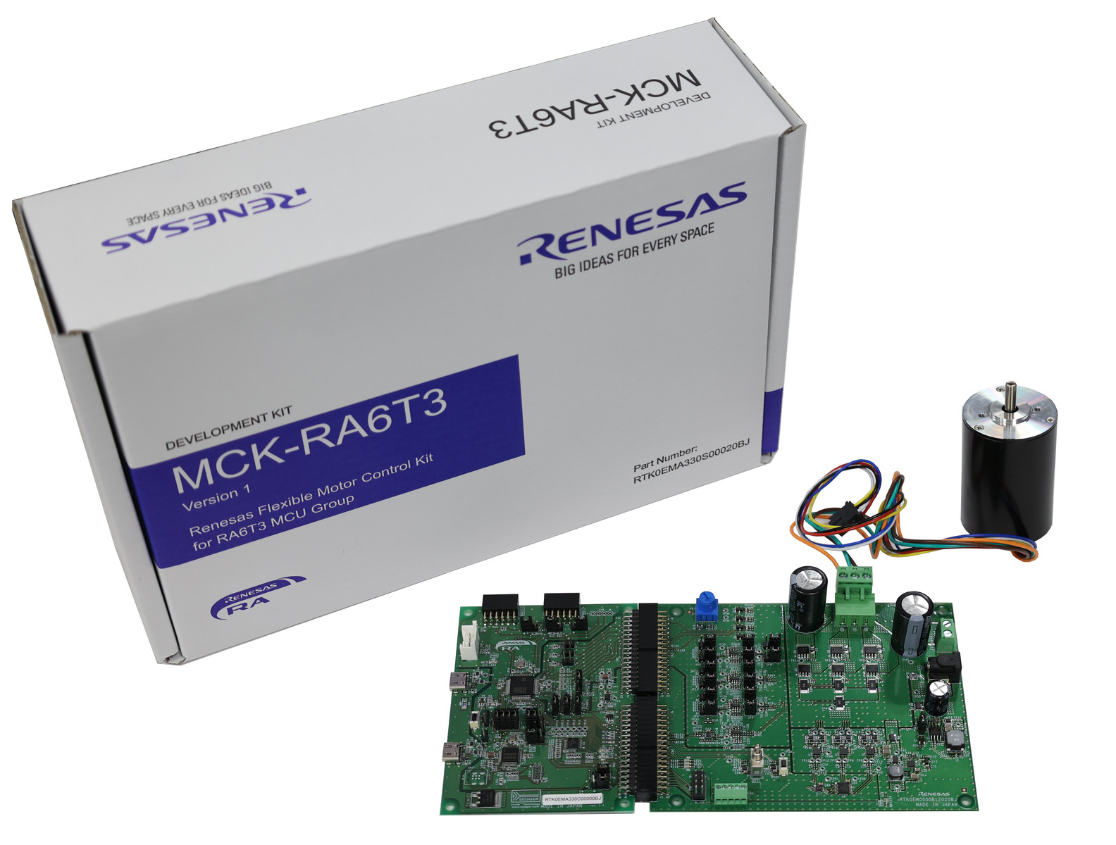 MCK-RA6T3 - Renesas Flexible Motor Control Kit for RA6T3 MCU Group ...