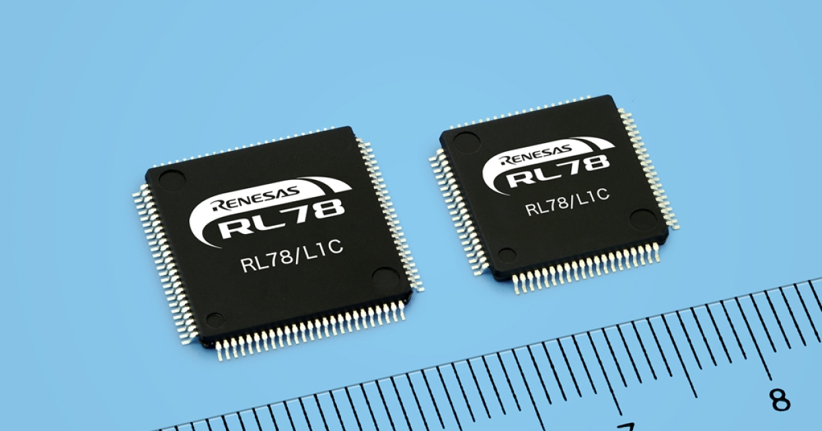 Renesas Electronics Introduces Low-Power RL78/L1C LCD Microcontrollers ...