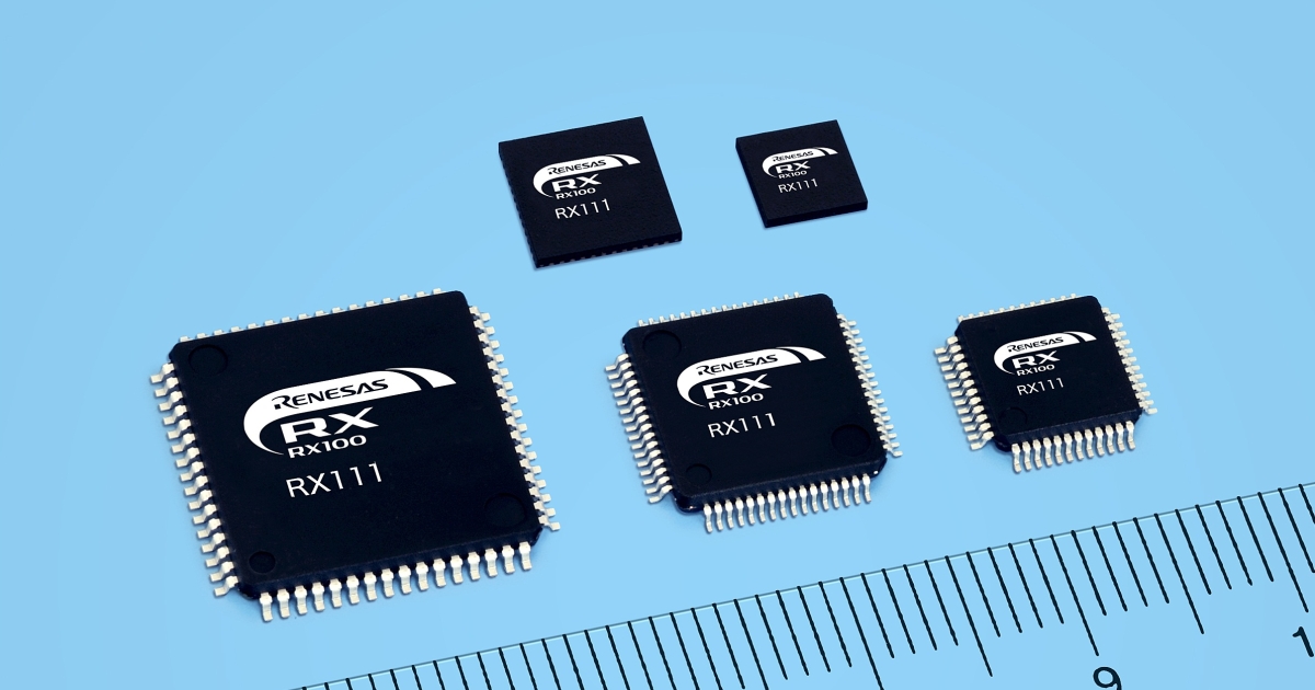 Renesas Electronics Expands True Low Power™ RX111 Group Microcontroller Lineup within the 32-Bit ...
