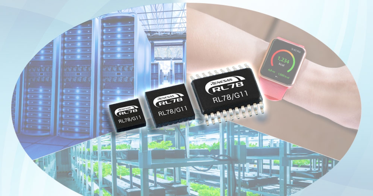 Renesas Electronics Introduces Low-Power RL78/G11 Microcontrollers to ... Renesas Electronics Introduces Low-Power RL78/G11 Microcontrollers to ...