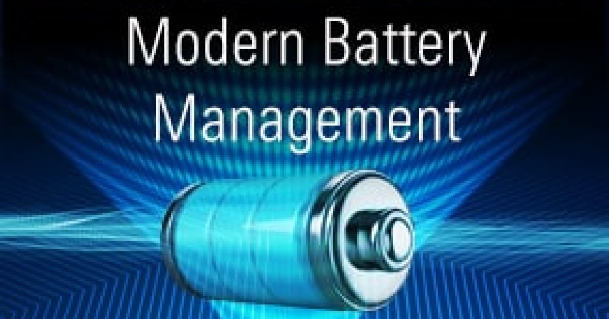 Modern Battery Management: Looking Beyond Safety and State of Charge ...