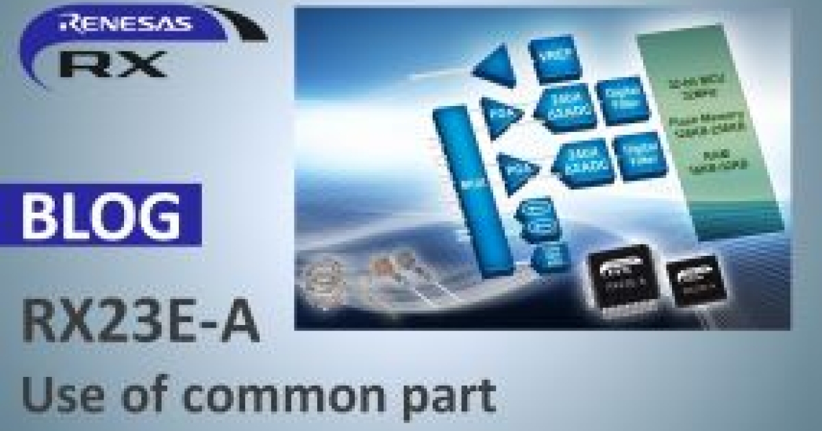 使用内置高精度ΔΣADC的MCU RX23E-A实现传感器设备通用化 实例一 | Renesas 瑞萨电子