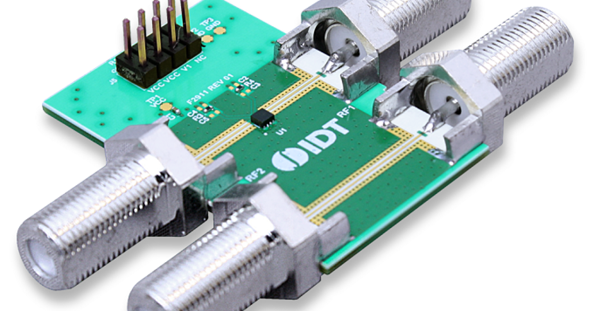 F2911EVBI - Evaluation Board for High Reliability SPST Absorptive RF ...