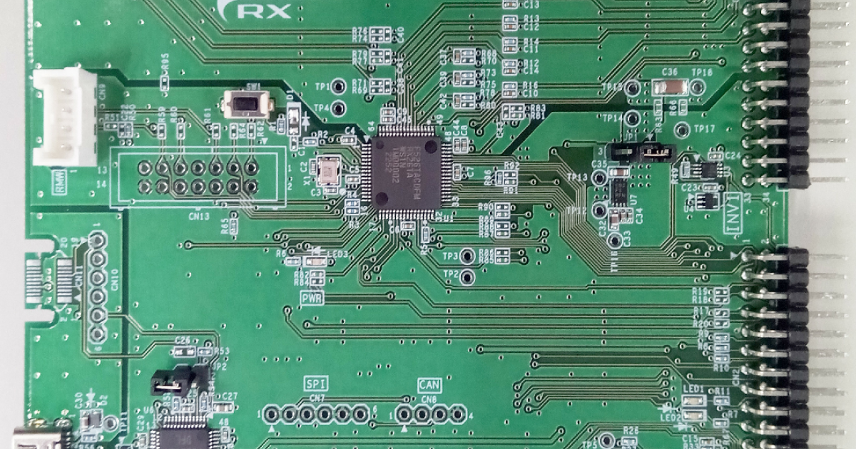 MCB-RX26T-TYPE-C - Renesas Flexible Motor Control CPU Board for RX26T MCU Group | Renesas 瑞萨电子