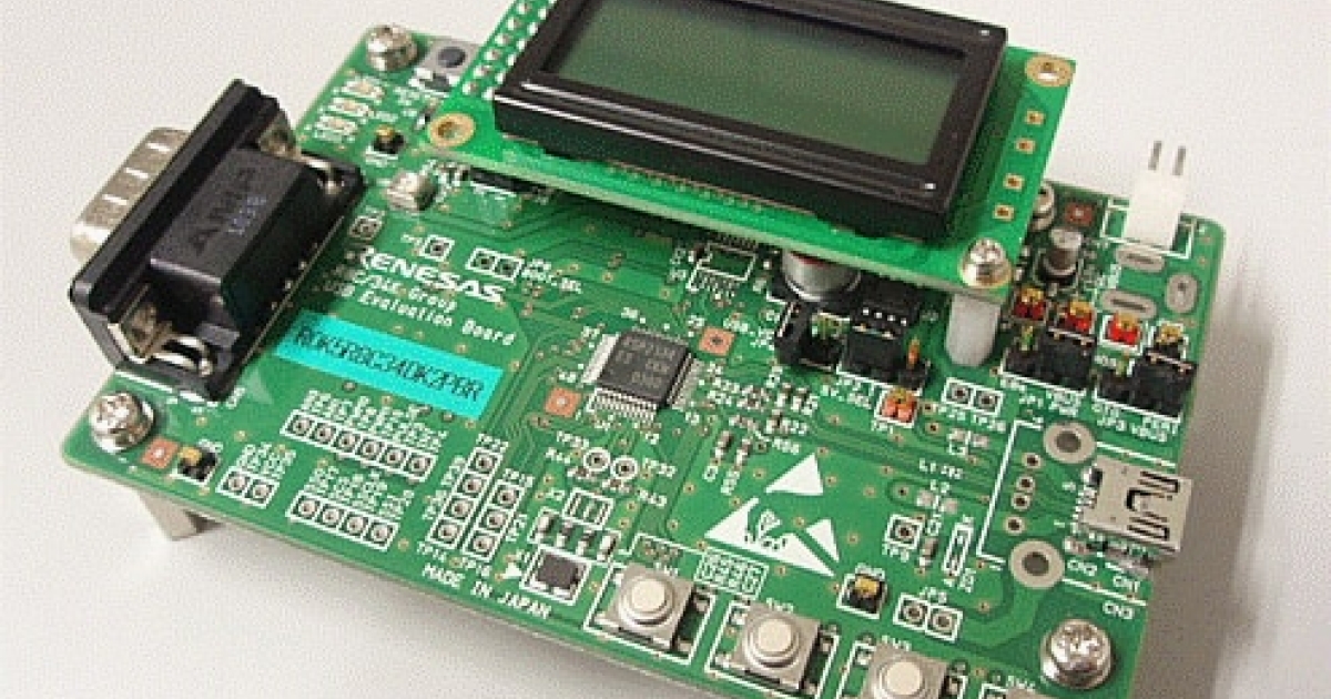 R0K5R8C34DK2PBR - R8C/34K Group MCU Evaluation Board with USB Mini B ...