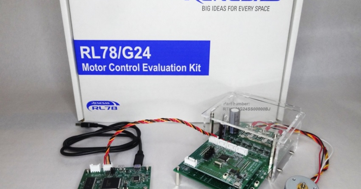 RTK0EMG24SS00000BJ - RL78/G24 Motor Control Evaluation Kit | Renesas