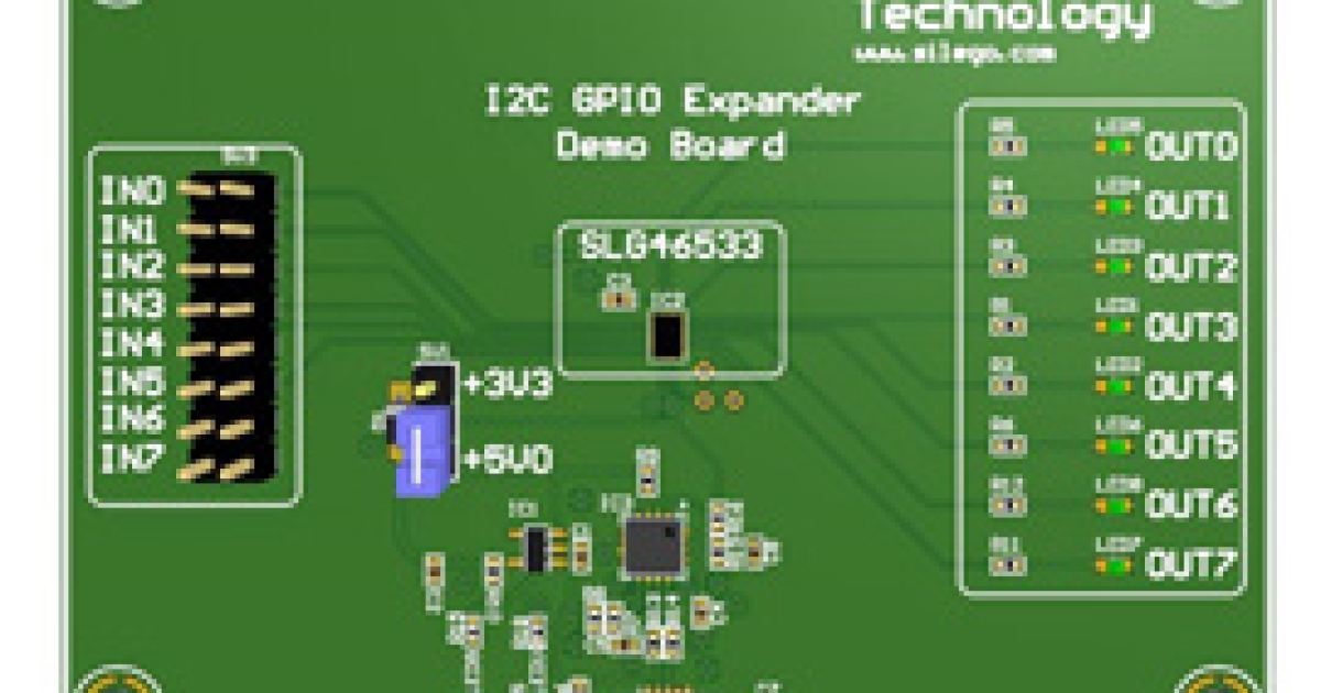 SLG4IOEXP-DMO - GreenPAK GPIO Expander Demonstration Board | Renesas 瑞萨电子