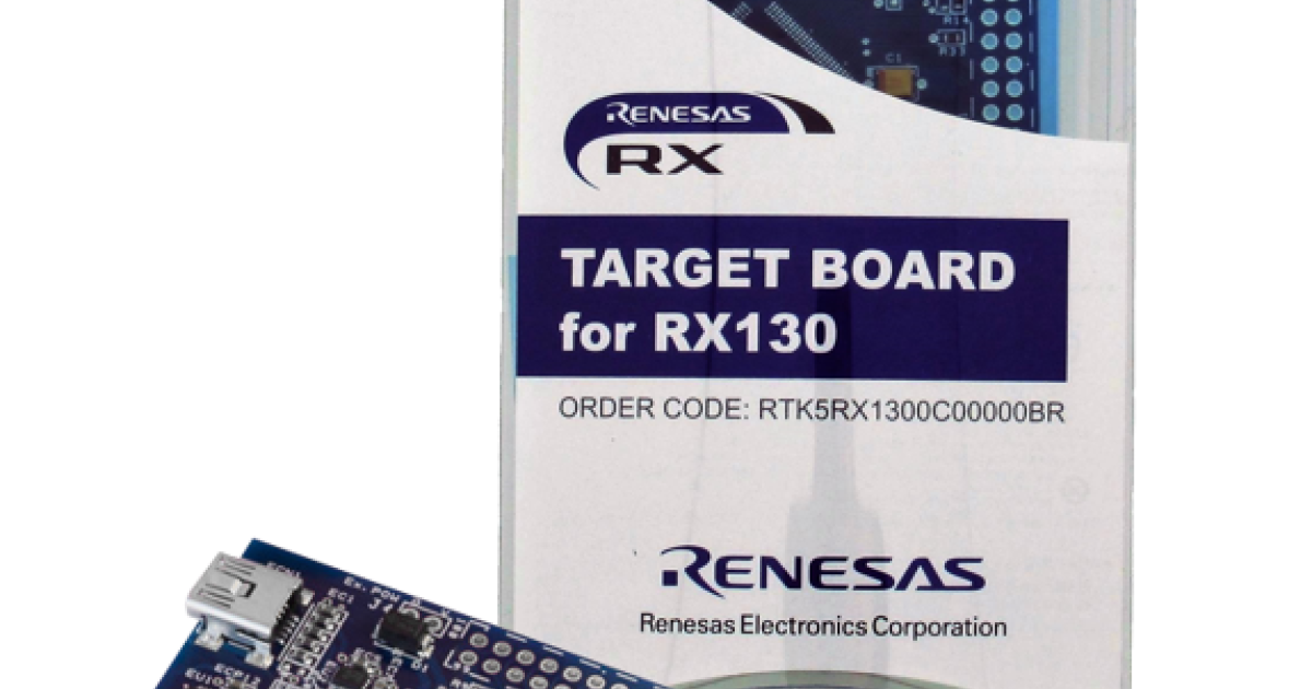 RTK5RX1300C00000BR - RX130 的目标电路板 | Renesas 瑞萨电子