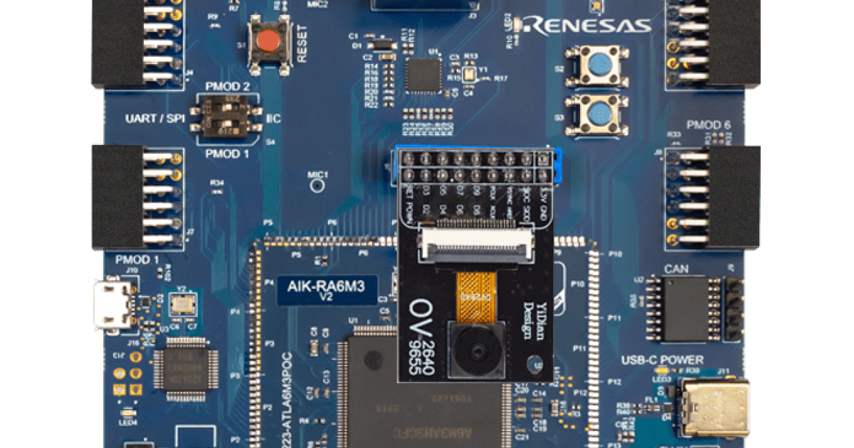 AIK-RA6M3 - RA6M3 AI 套件开发平台 | Renesas 瑞萨电子