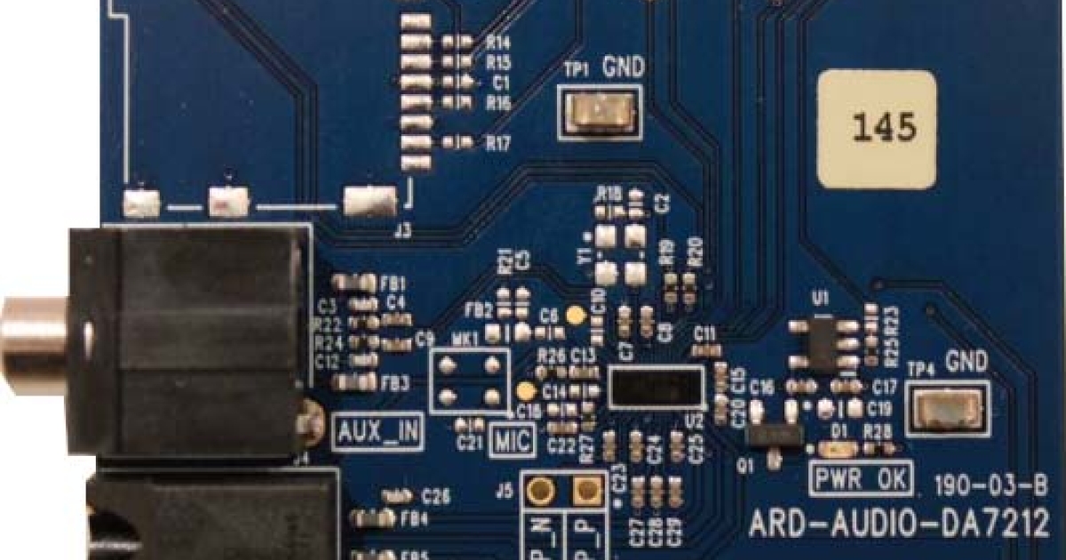 ARD-AUDIO-DA7212 - Ultra-Low Power Stereo Codec Arduino Evaluation Board | Renesas 瑞萨电子