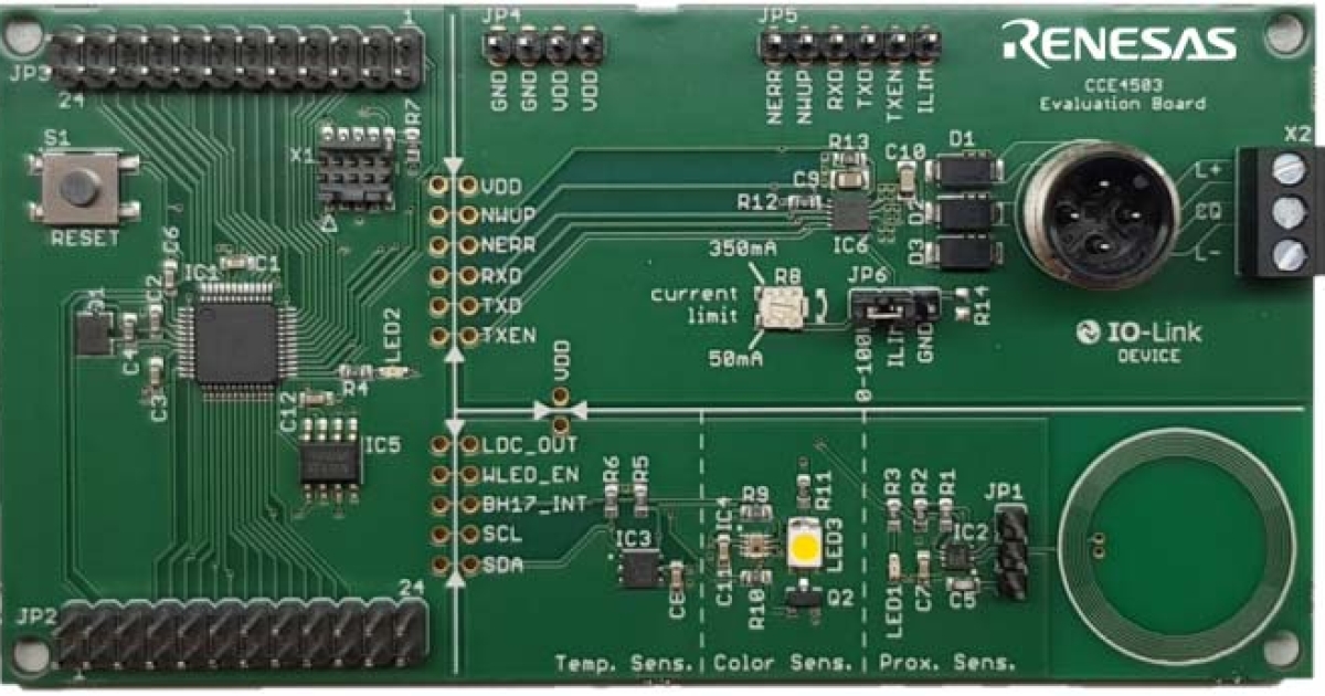 CCE4503-EVAL-V1 - Mini IO-Link Device PHY with Cost-Optimized Feature Set Evaluation Board ...