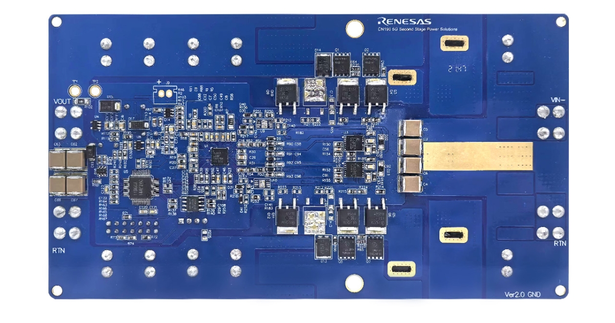 CN190-1-5GPWR-REFZ - 5G 二级电源参考设计 | Renesas 瑞萨电子