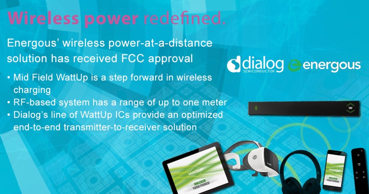 FCC Certification of Energous Wireless Power-At-A-Distance Unlocks ...