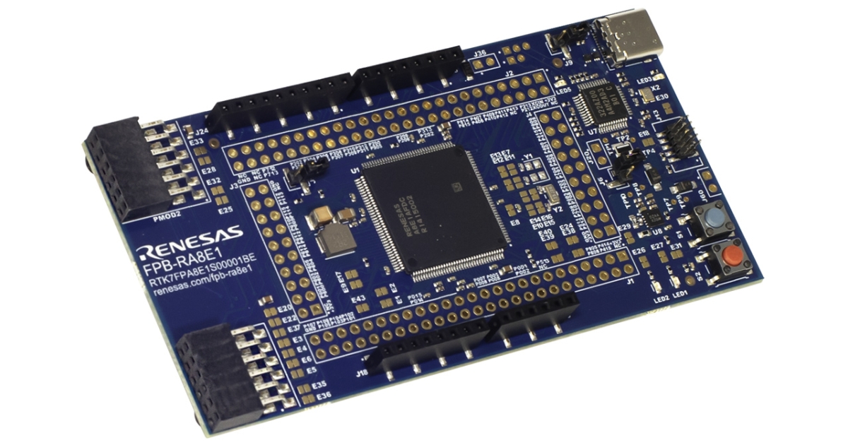 FPB-RA8E1 - RA8E1 MCU 群组快速原型板 | Renesas 瑞萨电子