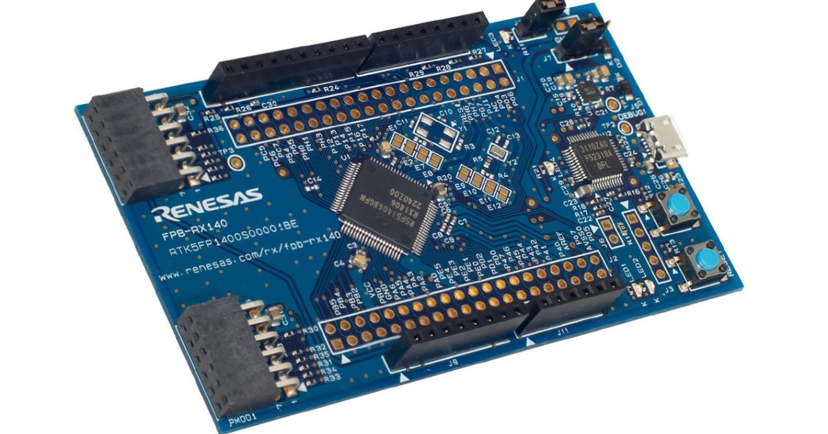 FPB-RX140 - Fast Prototyping Board for RX140 MCU Group | Renesas 瑞萨电子