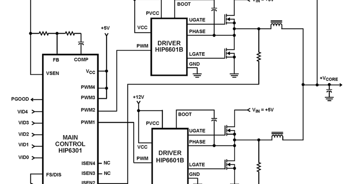 HIP6301 - Microprocessor CORE Voltage Regulator Multiphase Buck PWM ...