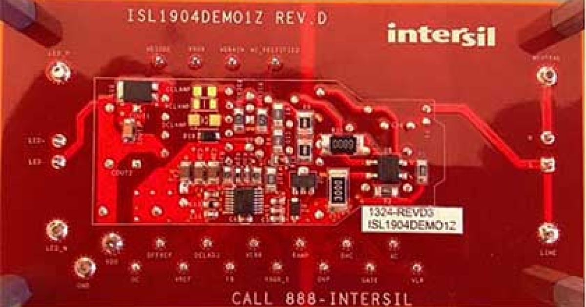 ISL1904DEMO1Z - Offline Triac Dimmable Isolated LED Driver ...