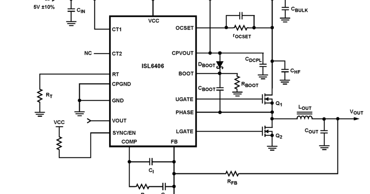 ISL6406 - Single Synchronous Buck Pulse-Width Modulation (PWM) Controller | Renesas 瑞萨电子