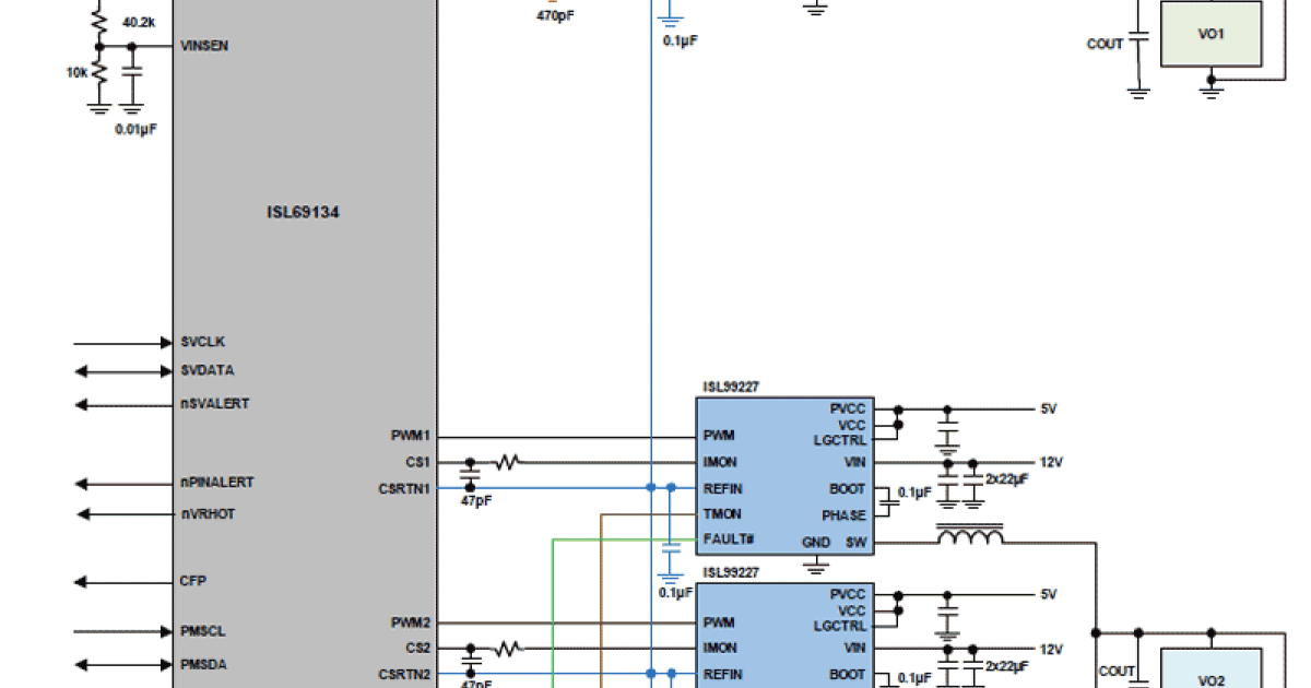 ISL69134 - Digital Dual Output, 4-Phase Configurable, IMVP8 PWM Controller | Renesas 瑞萨电子