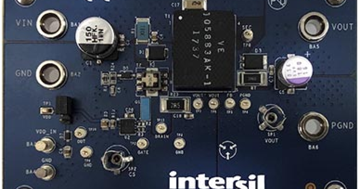 ISL71043MEVAL1Z - Radiation Tolerant Single-Ended Current Mode PWM Controller Evaluation Board ...