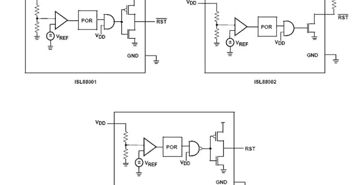 ISL88002 - Ultra-Low Power 3 Ld Voltage Supervisors in SC-70 and SOT-23 ...