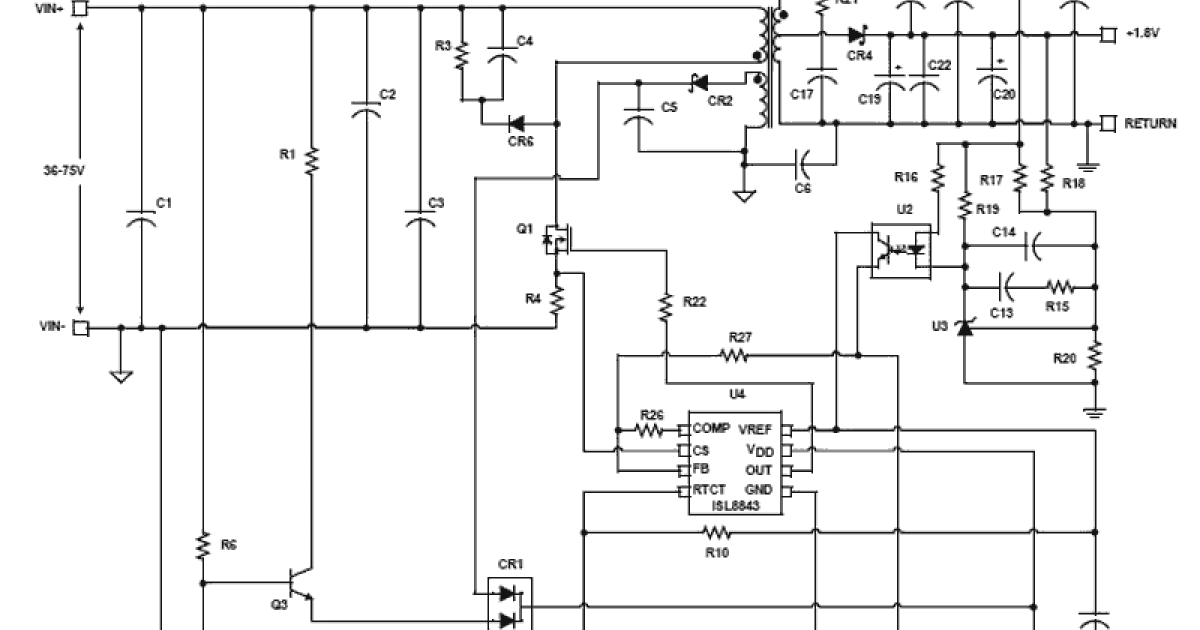 ISL8843 - High Performance Industry Standard Single-Ended Current Mode PWM Controller | Renesas 瑞萨电子