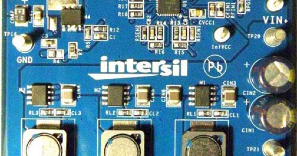 ISL9440BEVAL1Z - Triple, 180° Out-of-Phase, Step-Down PWM and Single Linear Controller ...