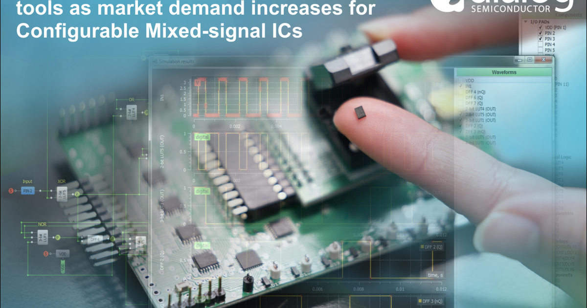 Dialog Semiconductor Extends Leadership Position in Configurable Mixed-signal ICs with Over 3.5 ...