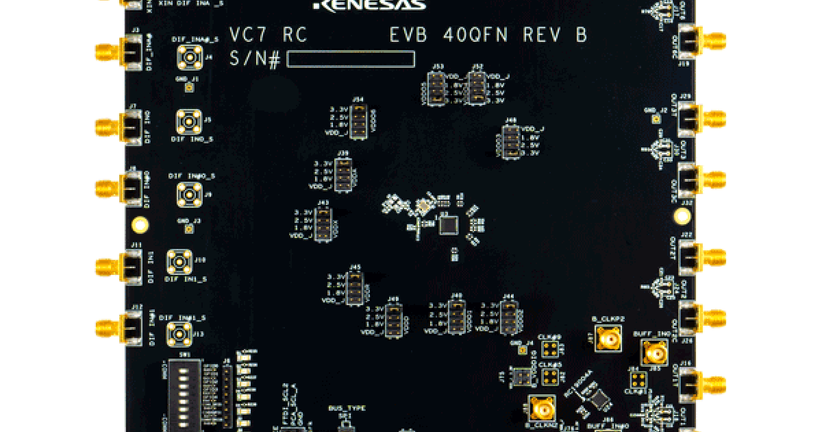 RC21008-EVB - VersaClock 7 可编程时钟评估套件 | Renesas 瑞萨电子