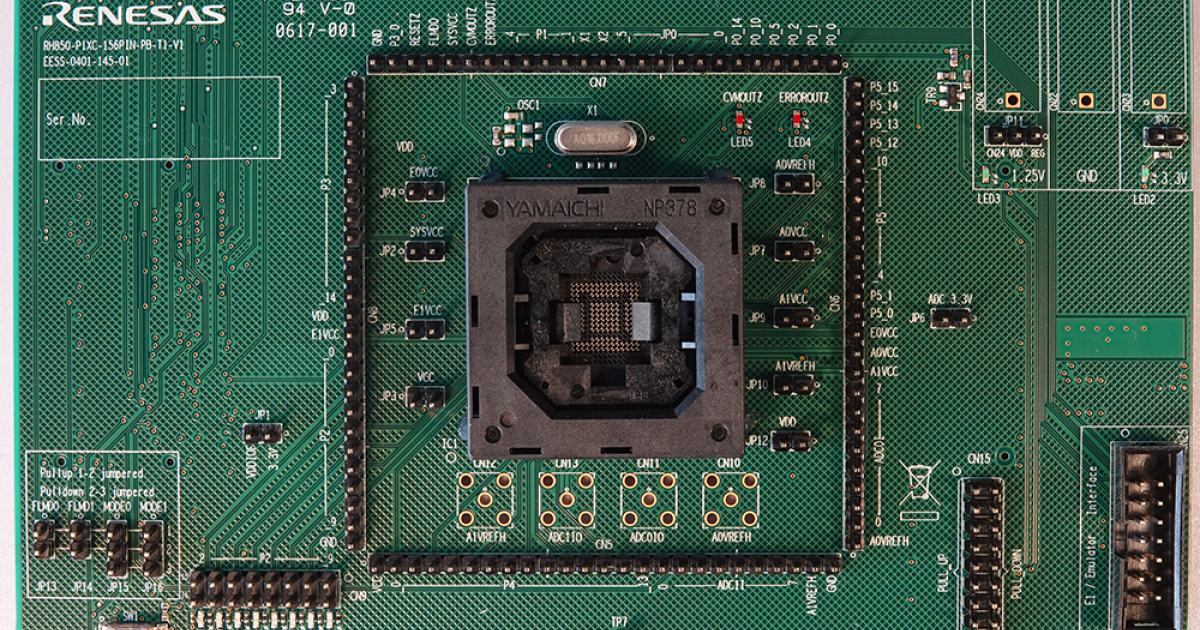 Y-RH850-P1XC-156PIN-PB-T1-V1 - RH850/P1X-C 156pin Piggyback Board of ...