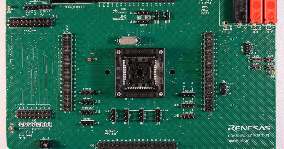 Y-RH850-U2A-144PIN-PB-T1-V1 - RH850/U2A 144pin Piggyback Board of RH850 ...