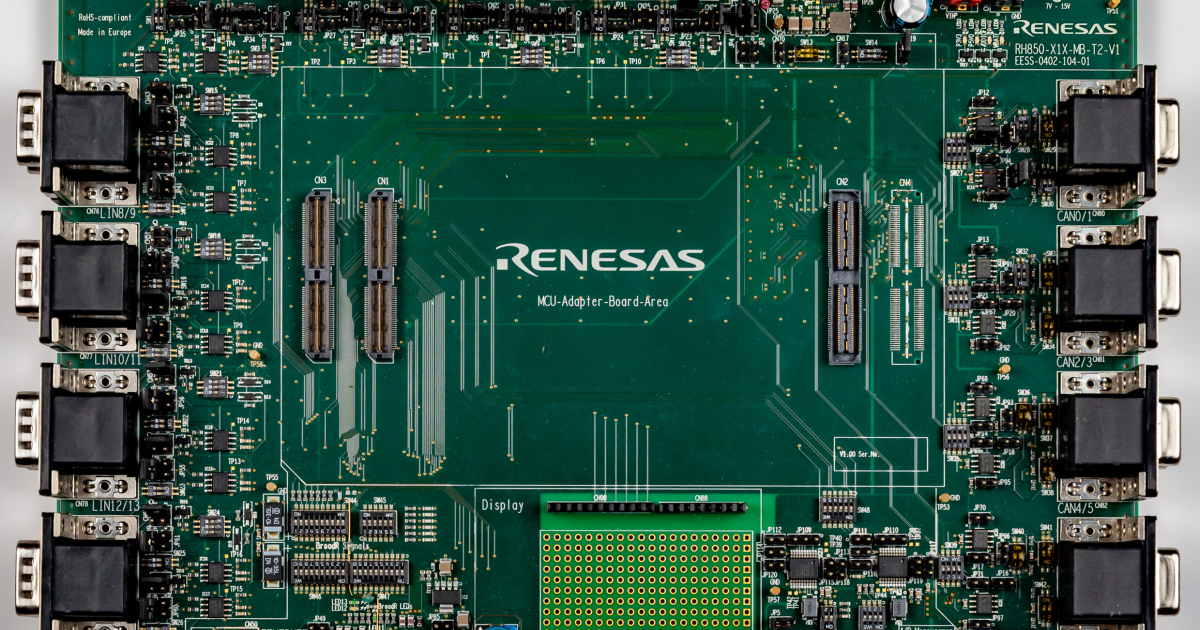 Y-RH850-X1X-MB-T2-V1 - RH850 Generation 1 Network-Mainboard of RH850 ...