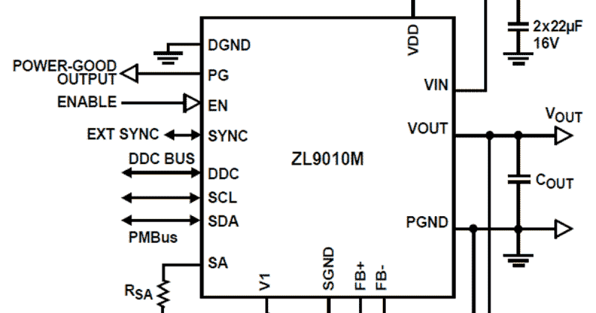 ZL9010M - Digital DC/DC PMBus 10A Power Module | Renesas 瑞萨电子